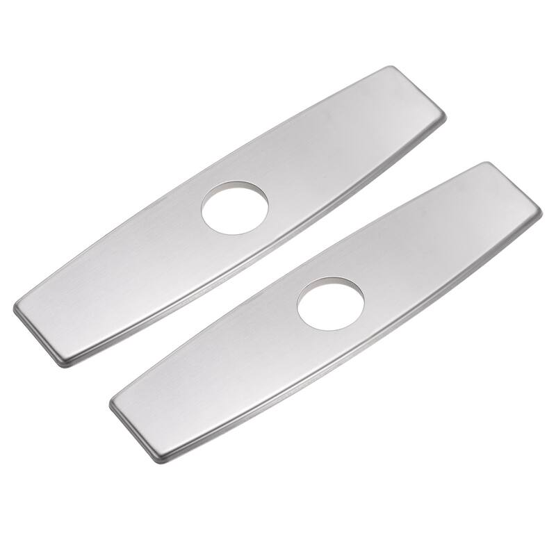 2pcs 10 Inch Kitchen Sink Faucet Hole Cover Deck Plate Escutcheon ...