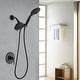 6 Function Retrofit Shower System in Matte Black - 4.83" - Bed Bath ...