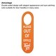 Out of Office Door Hanger Sign, Double Sided Door Knob Privacy Sign ...