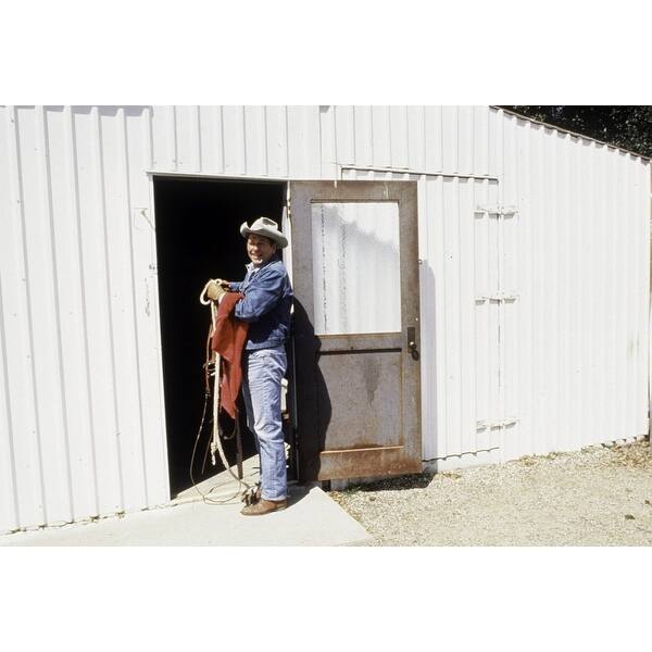 Ronald Reagan wearing a cowboy hat Photo Print - Bed Bath & Beyond ...