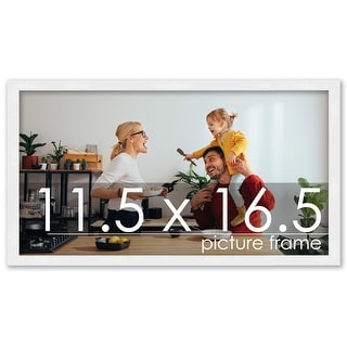 11.5x16.5 Frame White Modern Minimalist - Contemporary Wood Picture ...