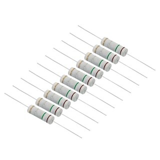 20Pcs 5W 0.15 Ohm Tolerance Carbon Film Resistor, Axial Lead Resistors ...