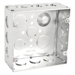 1 Pc, 4-11/16 Welded Junction Box, 2-1/8 in. Deep, 1/2 in. Knockouts ...