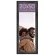 20x50 Black Picture Frame - Wood Picture Frame Complete with UV - Bed ...