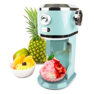 Nostalgia CLFRZFRTSHVR2AQ Classic Retro Ice & Frozen Ice Shaver - Aqua ...