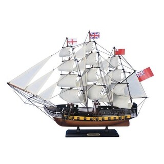 Wooden HMS Surprise Master and Commander Model Ship 24" - 24" L x 4" W ...