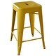 Loft Gold 24 Inch Metal Counter Stool - 4 Piece - Bed Bath & Beyond ...