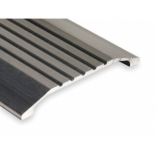 National Guard Saddle Threshold: Fluted Top, Aluminum, 4 in Wd, 1/2 in ...