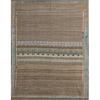 Ahgly Company Machine Washable Abstract Bullet Shell Brown Area Rugs ...