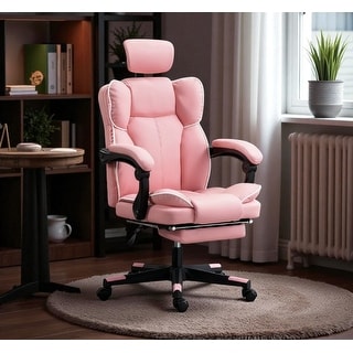 Practical Gaming Office Chair with Reclining Function & Footrest ...