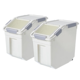 33 Liter / 50 lbs Rice Storage Container with Measuring Cup, BPA free ...