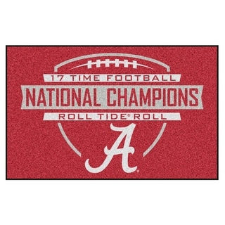 University of Alabama Dynasty Rug - 19in. X 30in. - 2' x 3' Oval - Bed ...