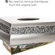 Creative Scents Mosaic Glass Silver Tissue Box Cover Rectangular - Bed ...