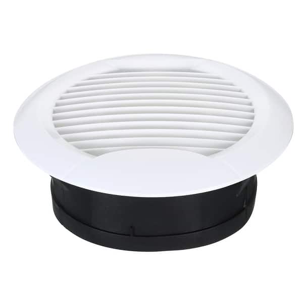 8" Round Air Vent Ceiling Diffuser Grill Cover ABS Louver Soffit Vent ...