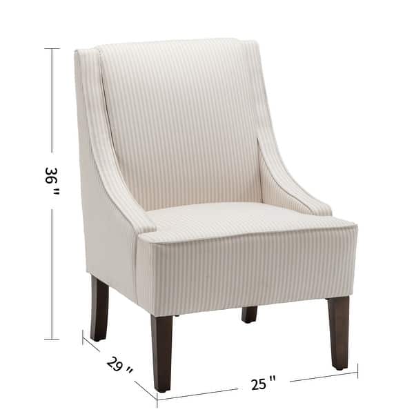 WOVENBYRD Swoop Arm Velvet Accent Chair - Bed Bath & Beyond - 33854544