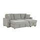 Modular L-Shaped Sectional Sofa with Reversible Storage Chaise ...