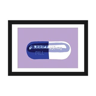 iCanvas "Sleepy Pill Lavender" by Jaymie Metz - Bed Bath & Beyond ...