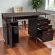 Computer Workstation Desk with Storage Cabinet, File Drawer, Keyboard Shelf and CPU Storage ...