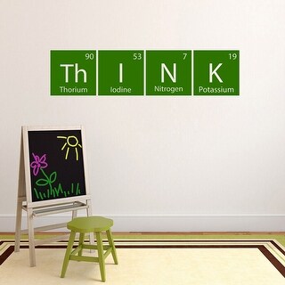 Think Periodic Science Table' 48 x 11.5-inch Wall Decal - Bed Bath ...