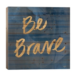 Brave Yourself II Print On Wood by Nola James - Multi-Color - Bed Bath ...