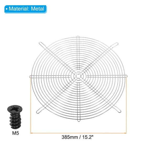 300mm Fan Finger Grill, 2 Pack Metal Grill Protector Guard with Screw ...