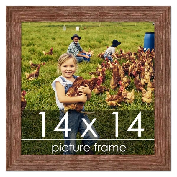 14x14 Distressed/Aged Color Wood Picture Square Frame - Bed Bath ...
