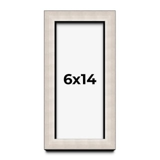 6x14 Shadow Box Frame Silver Real Wood Contemporary Shadowbox Display ...
