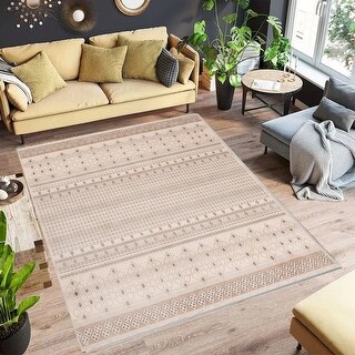 Heirloom Transitional Beige And Sand Rug 2'6"X7'6" - 2'6" x 7'6" - Bed ...