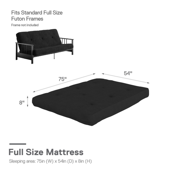 DHP Eve 8 Thermobonded Polyester Fill Futon Mattress Bed Bath Beyond 33555028