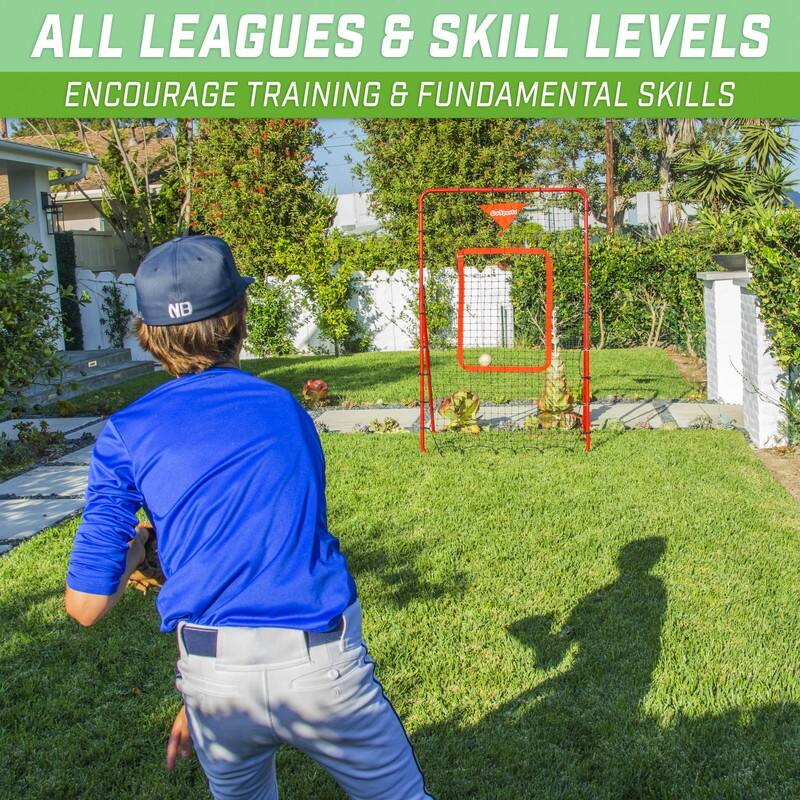 GoSports Baseball & Softball Pitching and Fielding Rebounder Trainer ...
