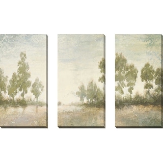 "Distant Valley Panel" 3 Piece Set on Canvas - Bed Bath & Beyond - 36631735