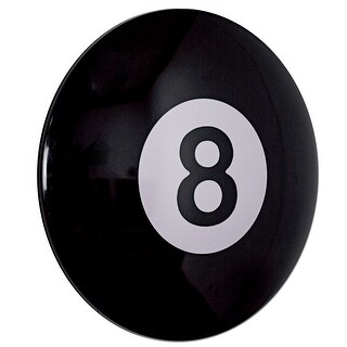 American Art Decor Eight (8) Ball Metal Sign for Pool Hall, Game Room ...