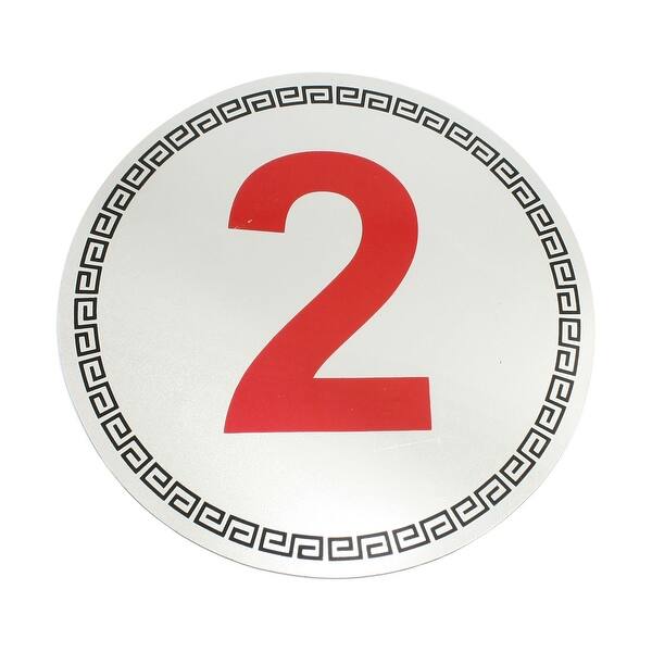 Unique Bargains Fashion Show Identifying Marking Symbol Number 2 Sign ...