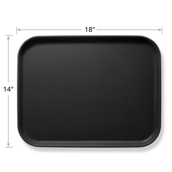 Set of 2 Rectangular Restaurant Serving Trays NSF Tray - Bed Bath ...
