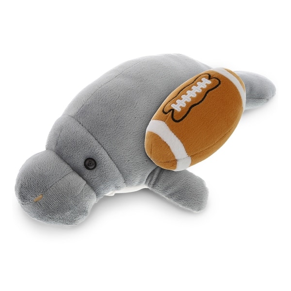 DolliBu Soft Huggable Manatee Stuffed Animal with Football Plush Toy ...