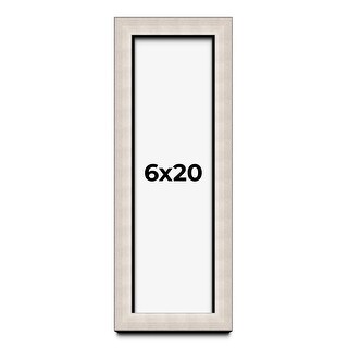 6x20 Shadow Box Frame Silver Real Wood Contemporary Shadowbox Display ...