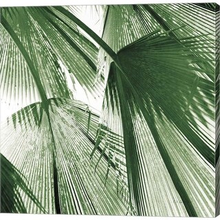 Ed Goldstein 'Leaf Abstract III Green' Canvas Art - Bed Bath & Beyond ...