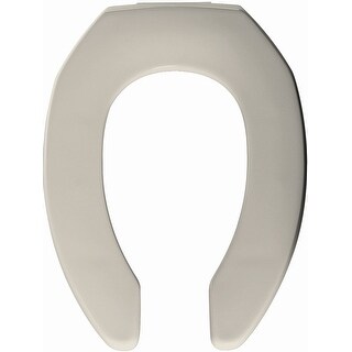 Bemis Elongated Bowl Open Front Toilet Seat Less Cover - Bed Bath ...
