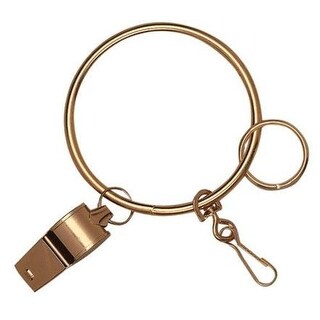 Hy-Ko KC113 Jailer Key Ring With Whistle, 3-1/2", Brass - Bed Bath ...