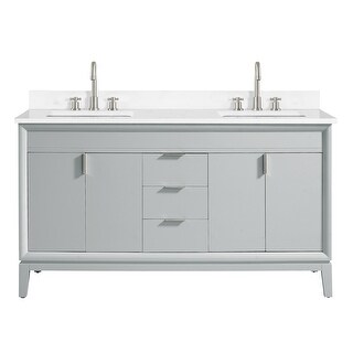 Avanity Emma 61" Vanity Combo with Engineered Stone Top - Bed Bath ...