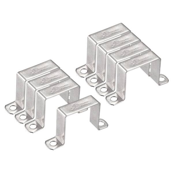 304 Stainless Steel U Shaped Connector Bracket for Door Closed 8pcs ...