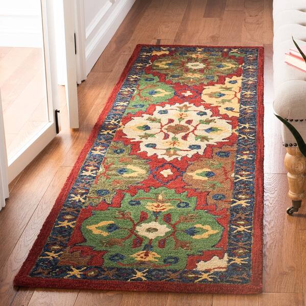 SAFAVIEH Handmade Heritage Sibille Traditional Wool Rug - On Sale - Bed ...