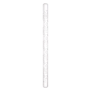 Acrylic Embossed Rolling Pin 16cm x 1cm Geometry Pattern - Transparent ...