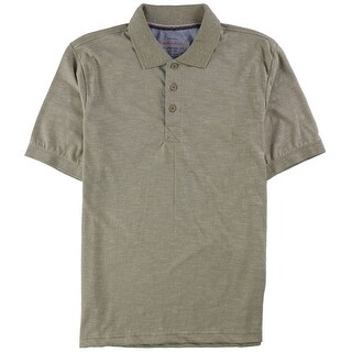 Weatherproof Mens Vintaged Rugby Polo Shirt, Beige, Small - Bed Bath ...