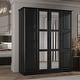 100% Solid Wood Regal 4-Door Wardrobe Armoire by Palace Imports - Bed ...