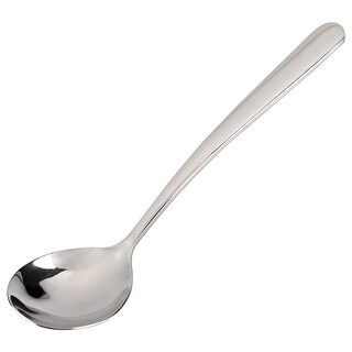 Stainless Steel Dinner Dessert Spoon Serving Dinner Set - Silver - Bed ...