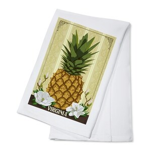 Virginia - Colonial Pineapple - LP Artwork (100% Cotton Towel Absorbent ...