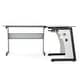 Christopher Knight L-shape Glass Office Desk Computer Desk - Gaming ...