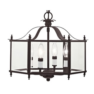 Livex Lighting Livingston 4 Light Semi-Flush Ceiling Fixture - Bed Bath ...