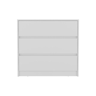 3 Drawer Dresser; Pull Out Mechanism-White - Bed Bath & Beyond - 37784685